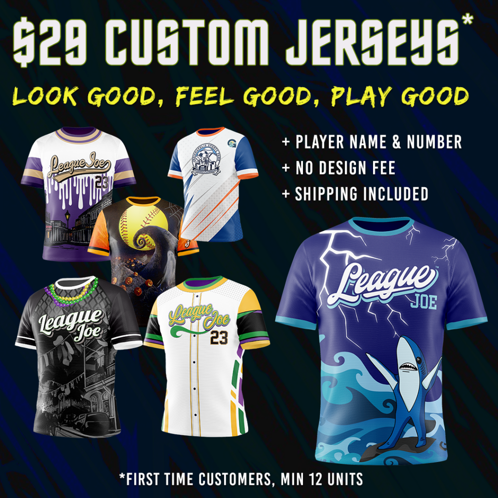 Team Packages - Sublimated Jerseys, Shorts, Hats - League Joe
