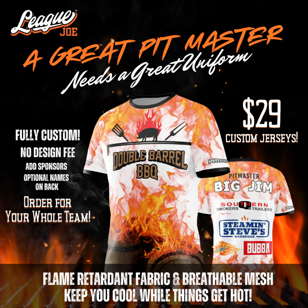 Custom BBQ Competition Shirts - League Joe